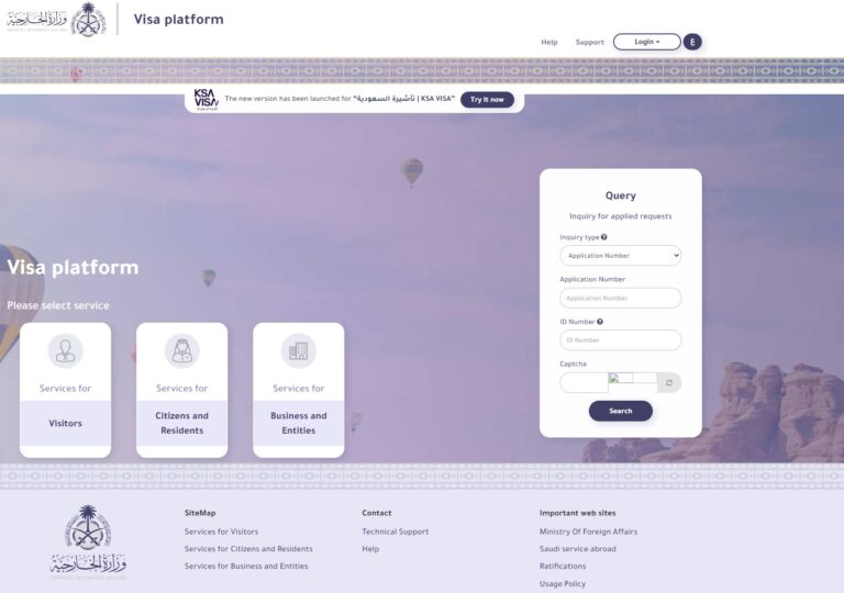 Saudi Visa Check Online - Official MOFA Guige
